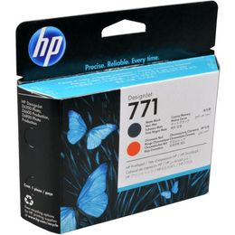 HP Druckkopf CE017A 771 matte black + chromatic red