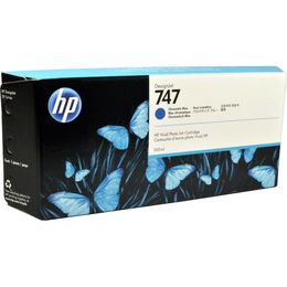 HP Tinte P2V85A 747 chromatic blau