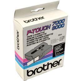 Brother P-Touch Band TX-355 weiß auf schwarz 24mm / 15m laminiert