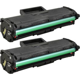 2 Ampertec Toner ersetzt HP (Samsung) MLT-D101S/ELS SU696A schwarz