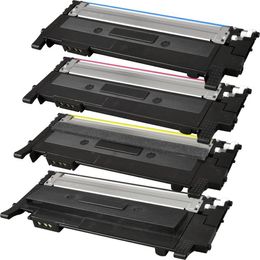 4 Ampertec Toner ersetzt HP (Samsung) CLT-P404C/ELS SU365A 4-farbig