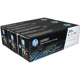 3 HP Toner CF370AM 305A 3-farbig