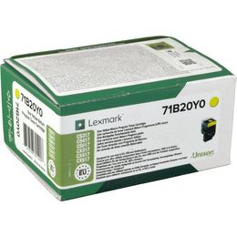 Lexmark Toner 71B20Y0 yellow