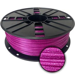 Ampertec 3D-Filament metallic PLA mit Glitzer lila 1.75mm 1000g Spule