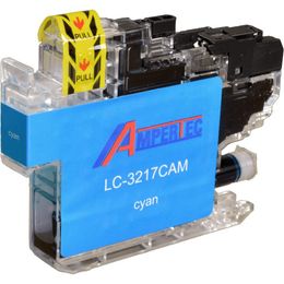 Ampertec Tinte kompatibel mit Brother LC-3217C cyan