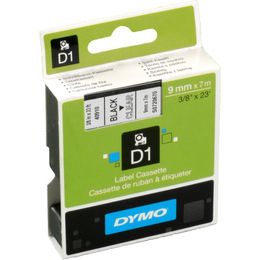 Dymo Originalband 40910 schwarz auf klar 9mm x 7m