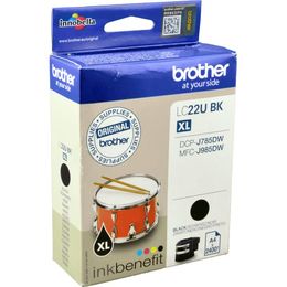 Brother Tinte LC-22U BK schwarz