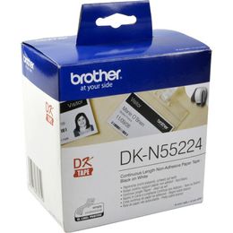 Brother PT Etiketten DKN55224 weiss 54mm x 30,48m Rolle