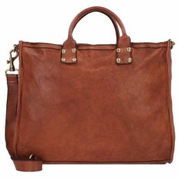 Campomaggi Shopper Tasche Leder 40 cm cognac