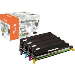 Peach E2800 4 Toner (bk, c/m/y) ersetzt Epson C13S051158-61 f&uuml;r z.B. Epson Aculaser C 2800, Epson Aculaser C 2800 DN, Epson Aculaser C 2800 DTN (wiederaufbereitet)