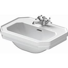 Duravit Serie 1930 Handwaschbecken 07855000001 mit Überlauf und Hahnloch, weiss, wondergliss