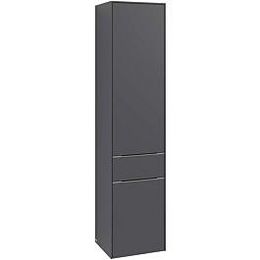 Villeroy & Boch Villeroy und Boch Subway 3.0 Hochschrank C59101RK 40x171x36,2cm, Schanier rechts/Griff Volcano black, stone oak