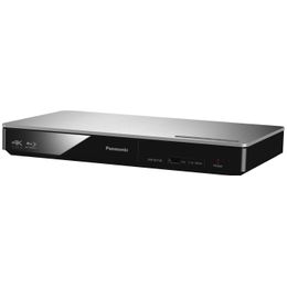Panasonic DMP-BDT184 / DMP-BDT185 Blu-ray-Player (LAN (Ethernet), 4K Upscaling, Schnellstart-Modus), silberfarben