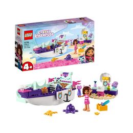 Lego Gabby's Dollhouse 10786 Meerkätzchens Schiff und Spa Bausatz, Mehrfarbig
