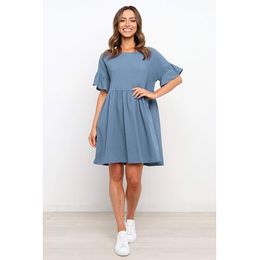 Coconut Sunwear Kleid in Blau - S
