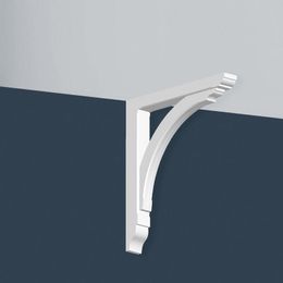 Konsole ORAC Decor GB03 xterio Wandhalter für Vordach Zierlement Zeitloses Klassisches Design weiß - weiß