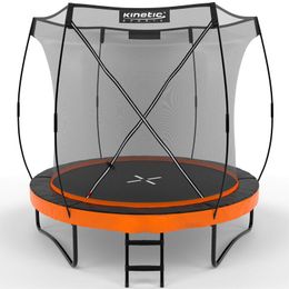 Kinetic Sports - Trampolin Outdoor 'Ultimate Pro' – tüv GS-geprüft, Designed in Germany, Fiberglas Netzstangen, AirMAXX Technologie, Premium