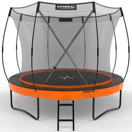 Trampolin Outdoor 'Ultimate Pro' – tüv GS-geprüft, Designed in Germany, Fiberglas Netzstangen, AirMAXX Technologie, Premium Gartentrampolin