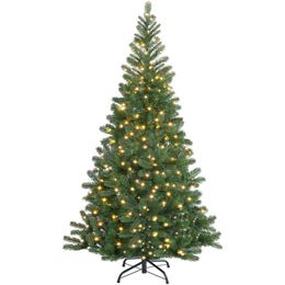 Casaria - Weihnachtsbaum 140/150/180cm Metallständer künstlicher Tannenbaum led Lichterkette Christbaum Baum Tanne Spritzguss Christbaumständer