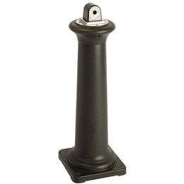 Rubbermaid - Standaschenbecher mit Stahl-Inneneimer HxBxT 102,9x35,7x35,7cm Schwarz - Schwarz