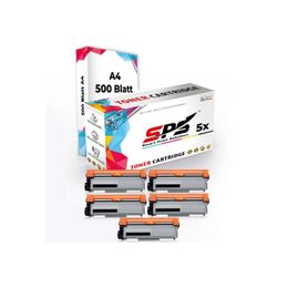 SPS Tonerkartusche Druckerpapier A4 + 5x Multipack Set Kompatibel für Brother HL-L 2380