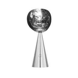 Tom Dixon Melt Portable Akku-Tischleuchte, silber