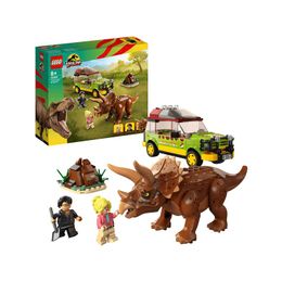 Lego Jurassic Park 76959 Triceratops-Forschung Bausatz, Mehrfarbig