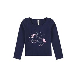 ABOUT YOU Shirt 'Mala' Mädchen Größe 122/128 dunkelblau