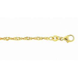 Adelia´s Adelia´s Goldkette 333 Gold Singapur Halskette 42 cm Ø 2,4 mm, Goldschmuck für Damen, goldfarben