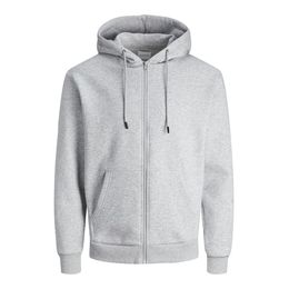 Jack & Jones Jack & Jones Zip-Up Hoodie 'Bradley' male Grey size M