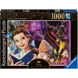 Ravensburger Puzzle Collector`s Edition, Belle, die Disney Prinzessin, 1000 Puzzleteile, Made in Germany, FSC® - schützt Wald - weltweit, bunt