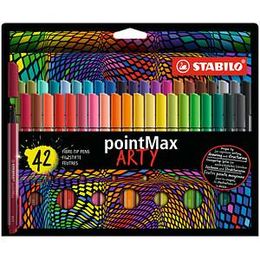 Stabilo pointMax ARTY Filzstifte farbsortiert, 42 St.