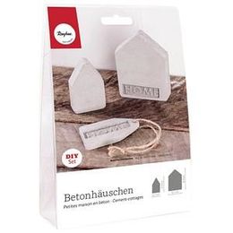 Rayher Betongießen-Set Betonhäuschen grau