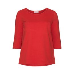 sheego Große Größen: Sweatshirt, rot, Gr.52/54
