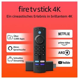 Fire TV Stick 4K mit Alexa-Sprachfernbedienung Smart-Home-Fernbedienung