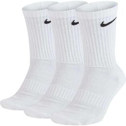 Nike Unisex Everyday Cushioned Training Crew Socks (3 Pairs) weiß