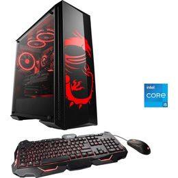 CSL Hydrox V25631 MSI Dragon Advanced Edition Gaming-PC (Intel® Core i5 12400F, MSI GeForce RTX 3060 Ti, 16 GB RAM, 500 GB SSD, Wasserkühlung), schwarz