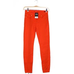 7 For All Mankind Damen Jeans, orange, Gr. 34