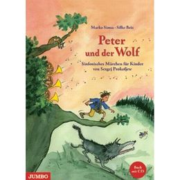 Peter und der Wolf, m. Audio-CD - Marko Simsa, Silke Brix, Gebunden