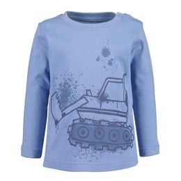 Blue Seven - Langarmshirt EXCAVATOR in hellblau, Gr.68