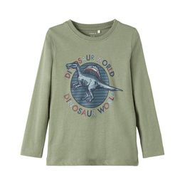 name it - Langarmshirt NMMRARO TREX in agave green, Gr.92