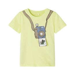 name it - T-Shirt NMMHORVALD in sunny lime, Gr.116