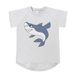 Dear Sophie - T-Shirt SHARK in grey, Gr.110/116