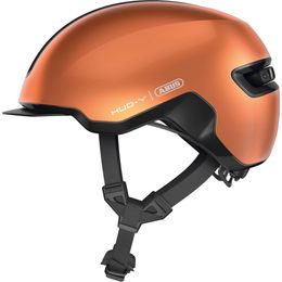 Fahrradhelm Abus "HUD-Y" Helme Gr. L Kopfumfang: 57 cm - 61 cm, orange Fahrradhelme für Erwachsene