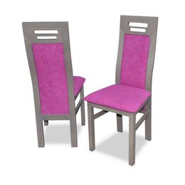 JVmoebel Stuhl Stuhl ohne Armlehne Esszimmerstuhl Holz Esszimmer Schwarz Design (1 St)