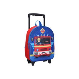 Vadobag Kinderrucksack Feuerwehrmann Sam 3D Trolley Rucksack