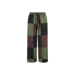 Kunst und Magie Homewearhose Kunst&Magie Bunt Patchwork Freizeit Hose -Unisex Hippiehose Nachhaltig