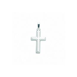 Adelia´s Adelia´s Kettenanhänger 925 Silber Kreuz Anhänger, Silberschmuck für Damen & Herren, silberfarben