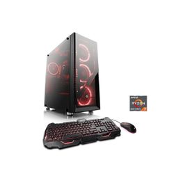 CSL HydroX V28322 Gaming-PC (AMD Ryzen 7 5700G, 32 GB RAM, 1000 GB SSD, Wasserkühlung), schwarz