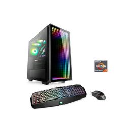 CSL Aqueon A77283 Extreme Edition Gaming-PC (AMD Ryzen 7 7800X3D, NVIDIA GeForce RTX 4090, 64 GB RAM, 4000 GB SSD, Wasserkühlung), schwarz